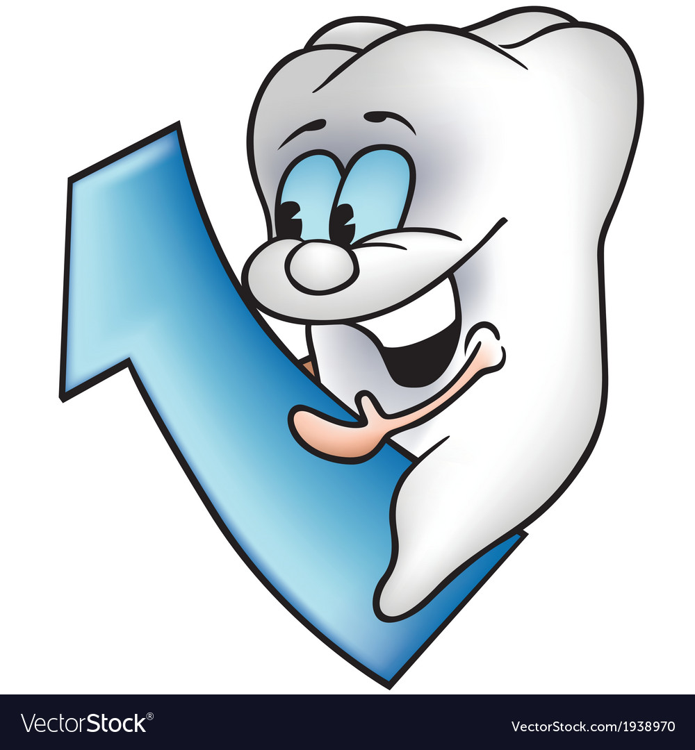 Smiling tooth Royalty Free Vector Image - VectorStock Smiling tooth Royalty Free Vector Image - VectorStock