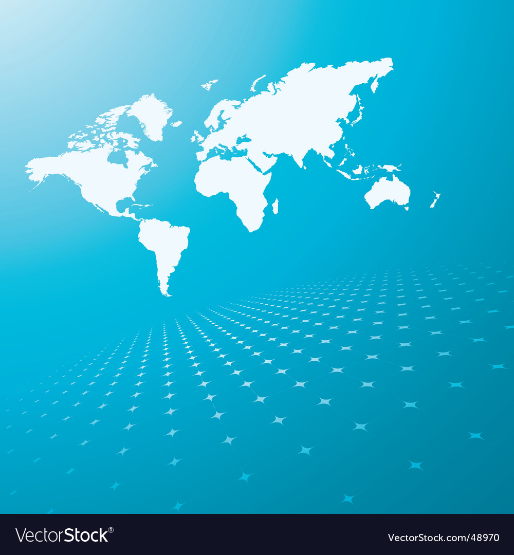 World map background Royalty Free Vector Image