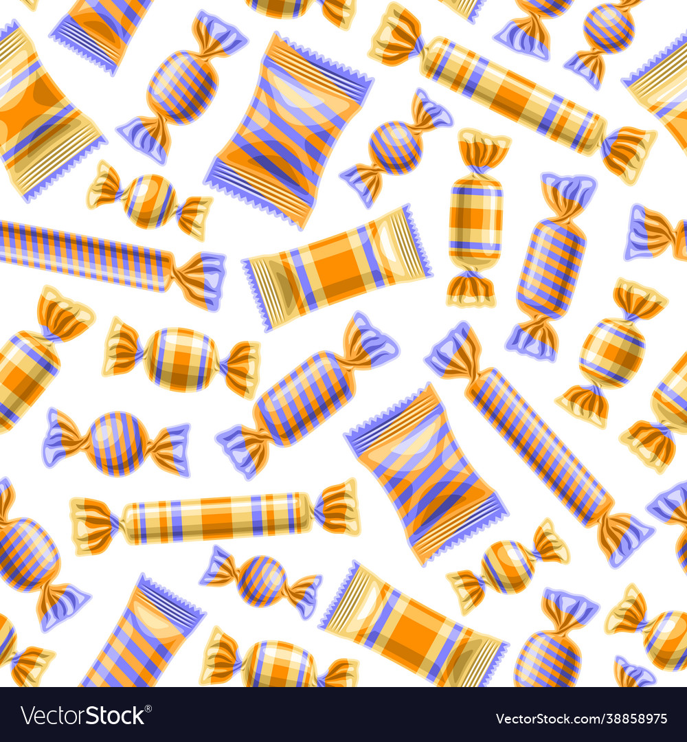 Candy seamless pattern Royalty Free Vector Image