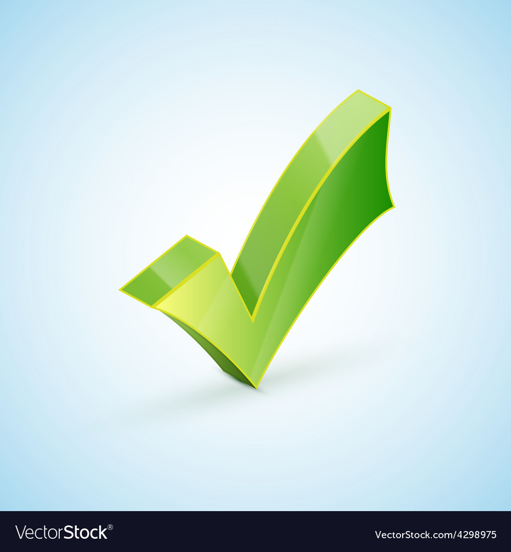 Check mark Royalty Free Vector Image - VectorStock