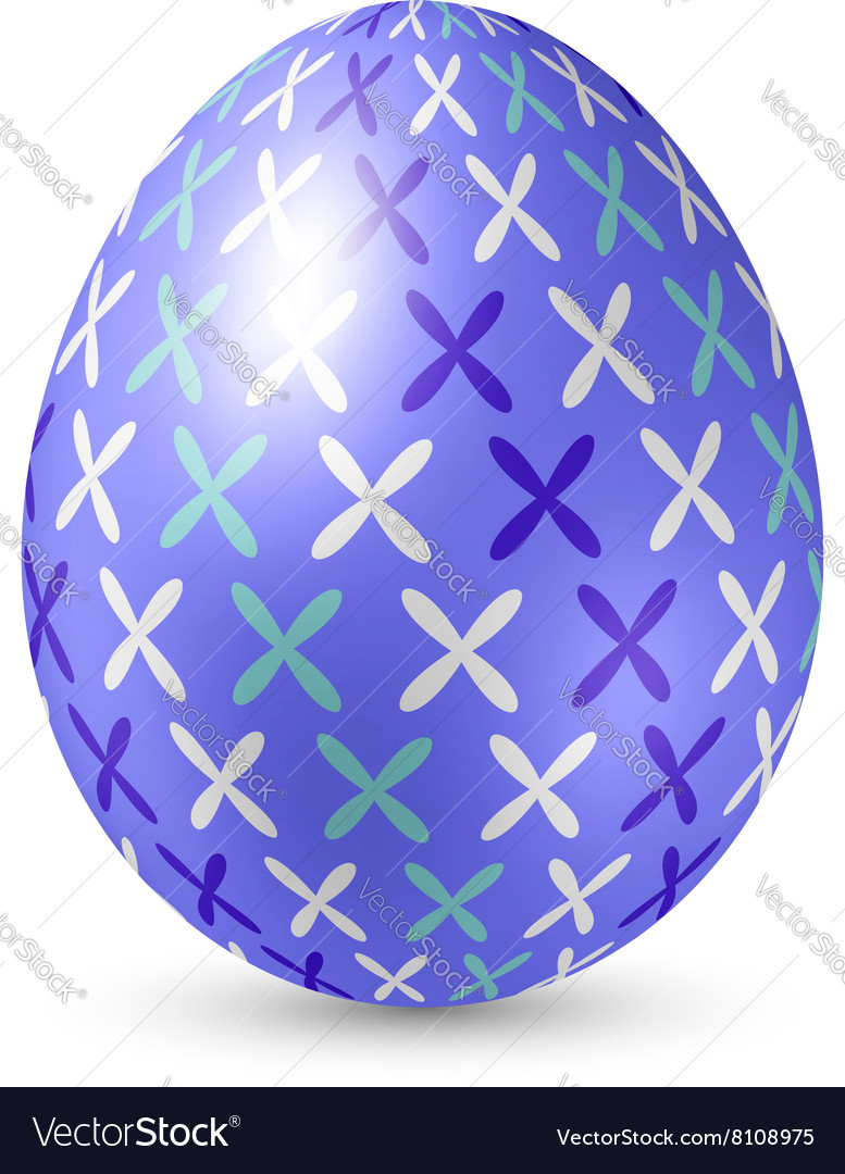 Easter egg Royalty Free Vector Image - VectorStock