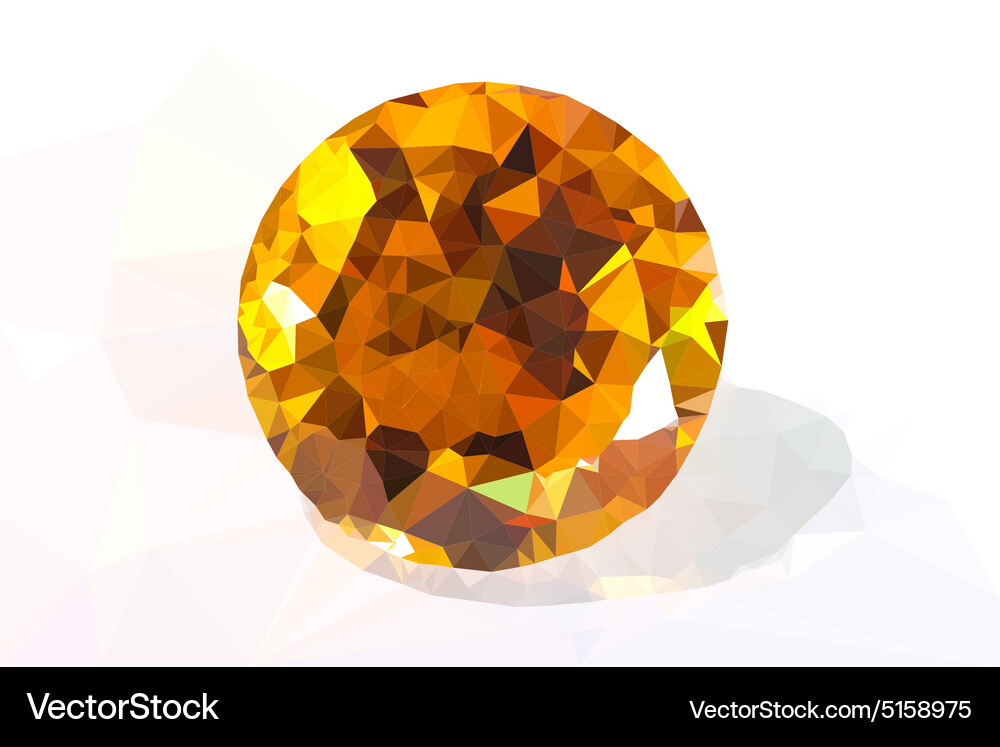 Yellow Geometric Low Poly Low Poly Pattern Graphics Royalty Free Stock