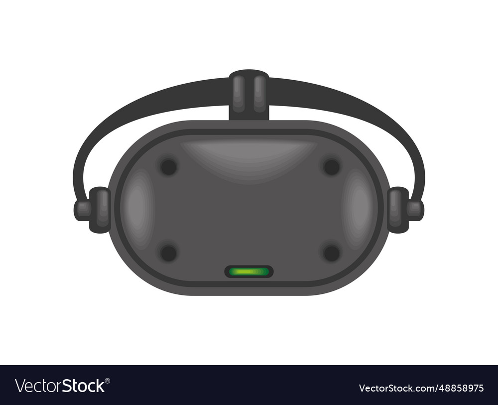 Vr technology isolated Royalty Free Vector Image