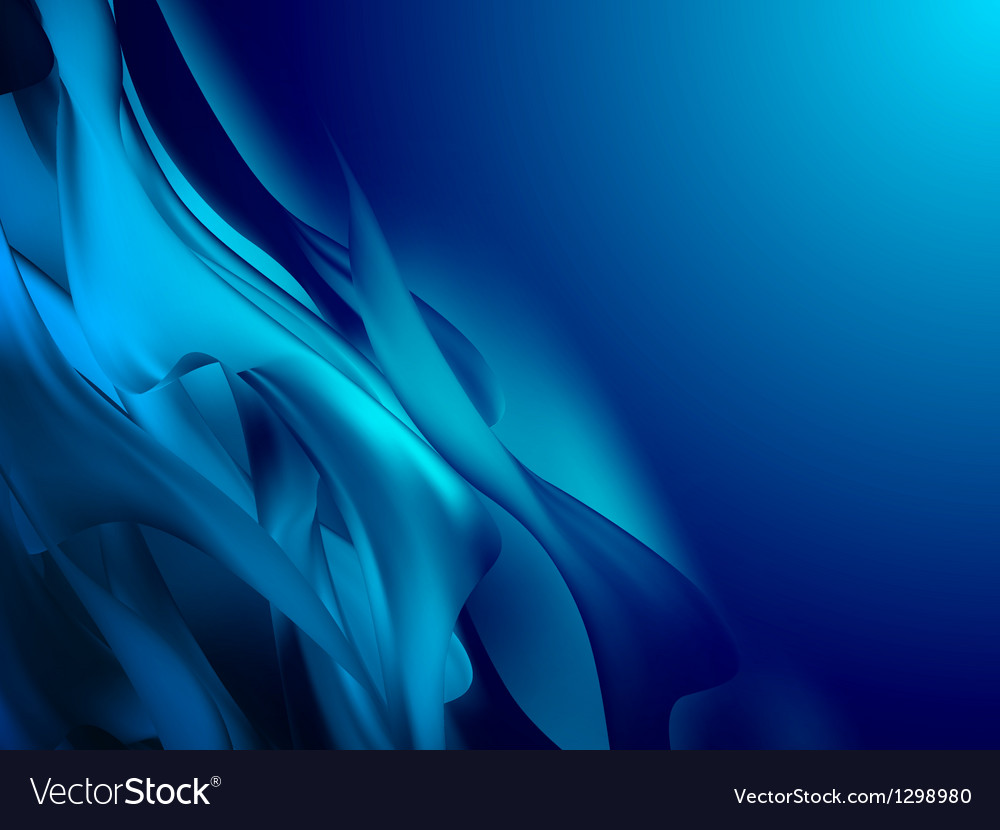 Blue abstract composition eps 10 Royalty Free Vector Image