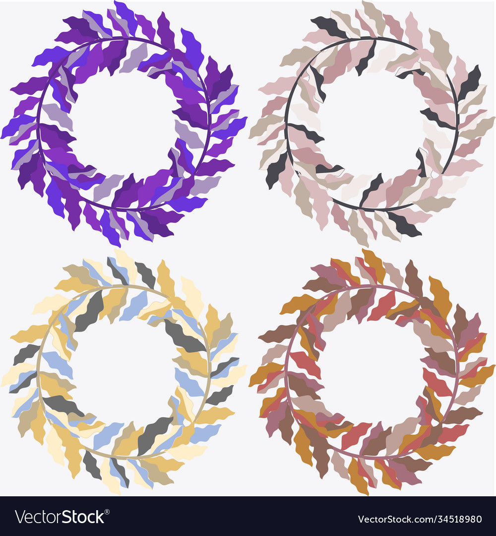 Branches with frames Royalty Free Vector Image