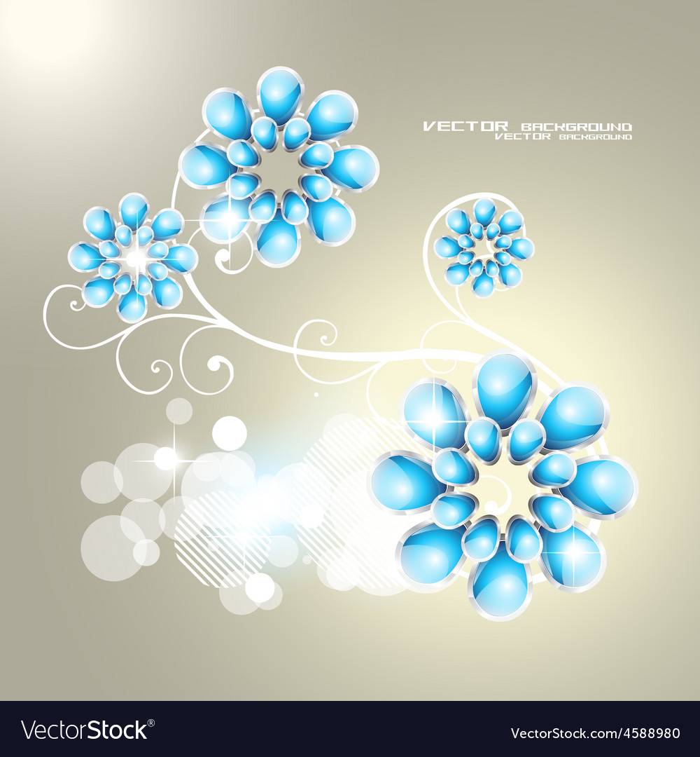 Flower background Royalty Free Vector Image - VectorStock