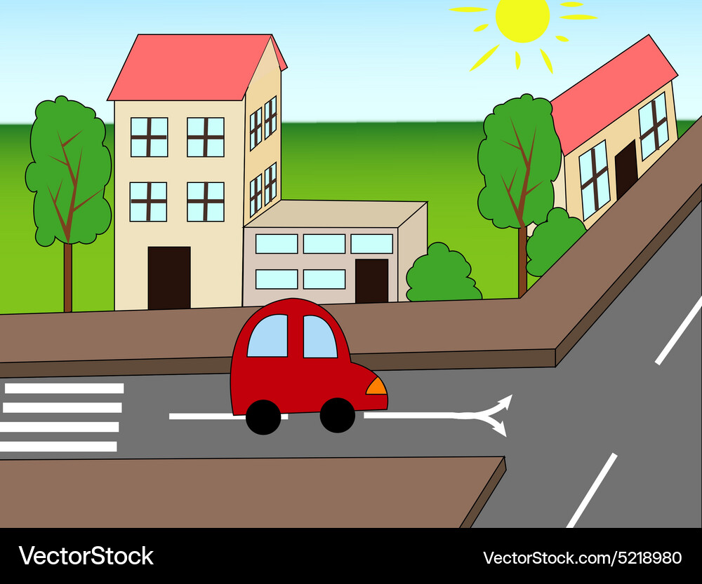 Road Royalty Free Vector Image - VectorStock