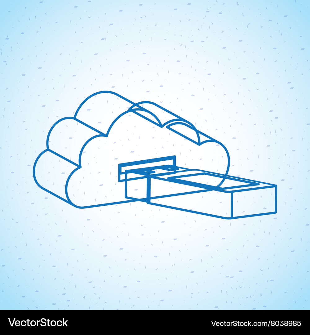 Data center design Royalty Free Vector Image - VectorStock