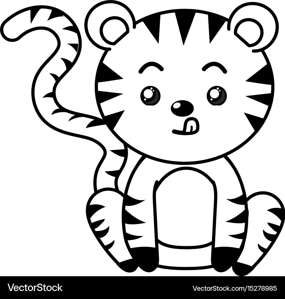 Wild Animal Face Drawings Animal Faces Pattern. Cute Colored Wild