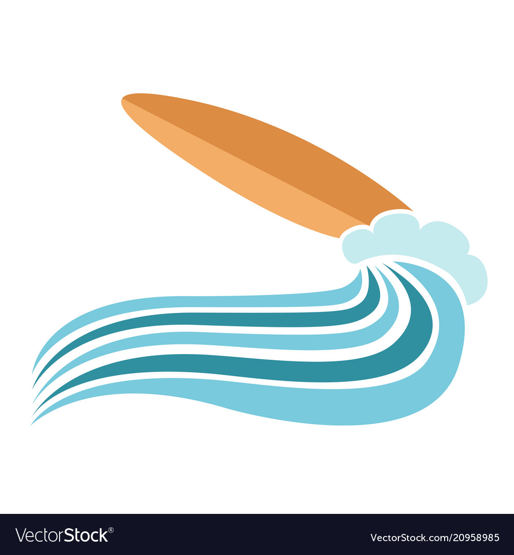 Surf Wave Icon