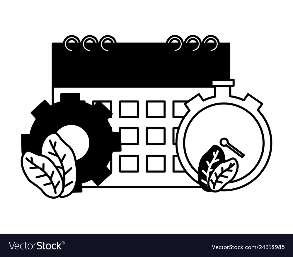 Work clock bulb Royalty Free Vector Image - VectorStock