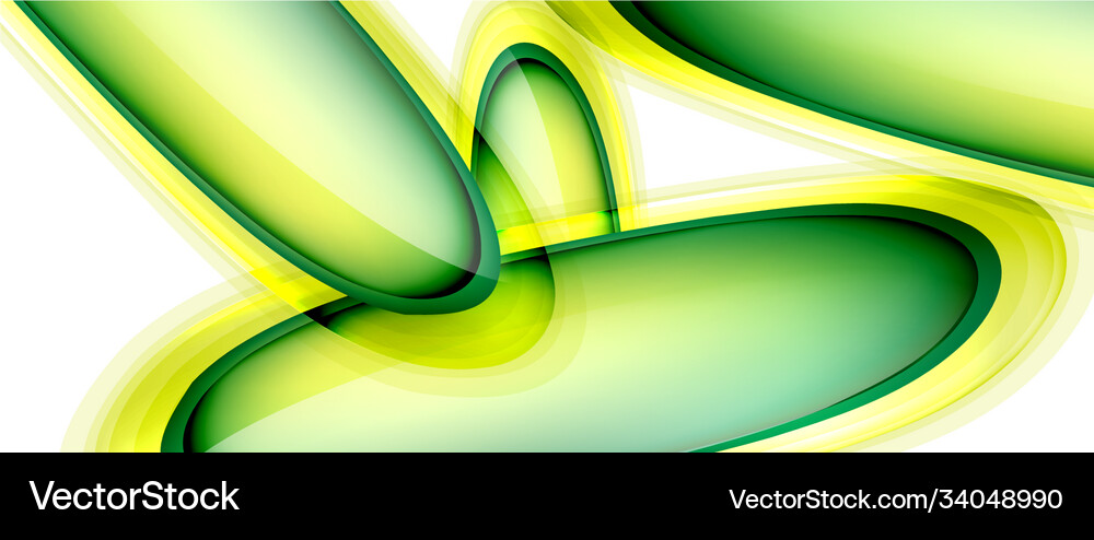 Circles and bubbles abstract background fluid Vector Image