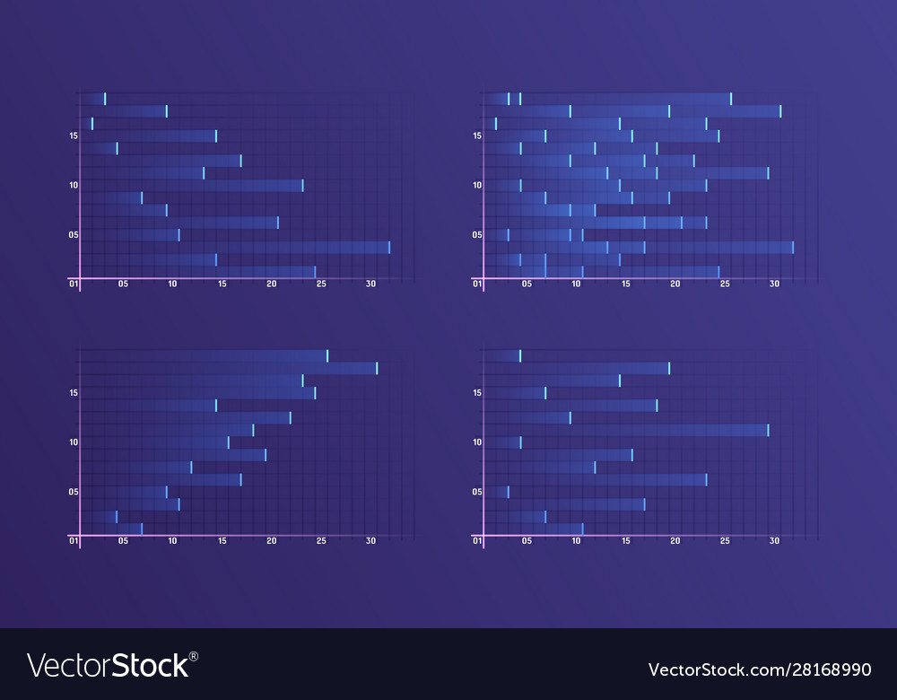 Graphs and charts Royalty Free Vector Image - VectorStock