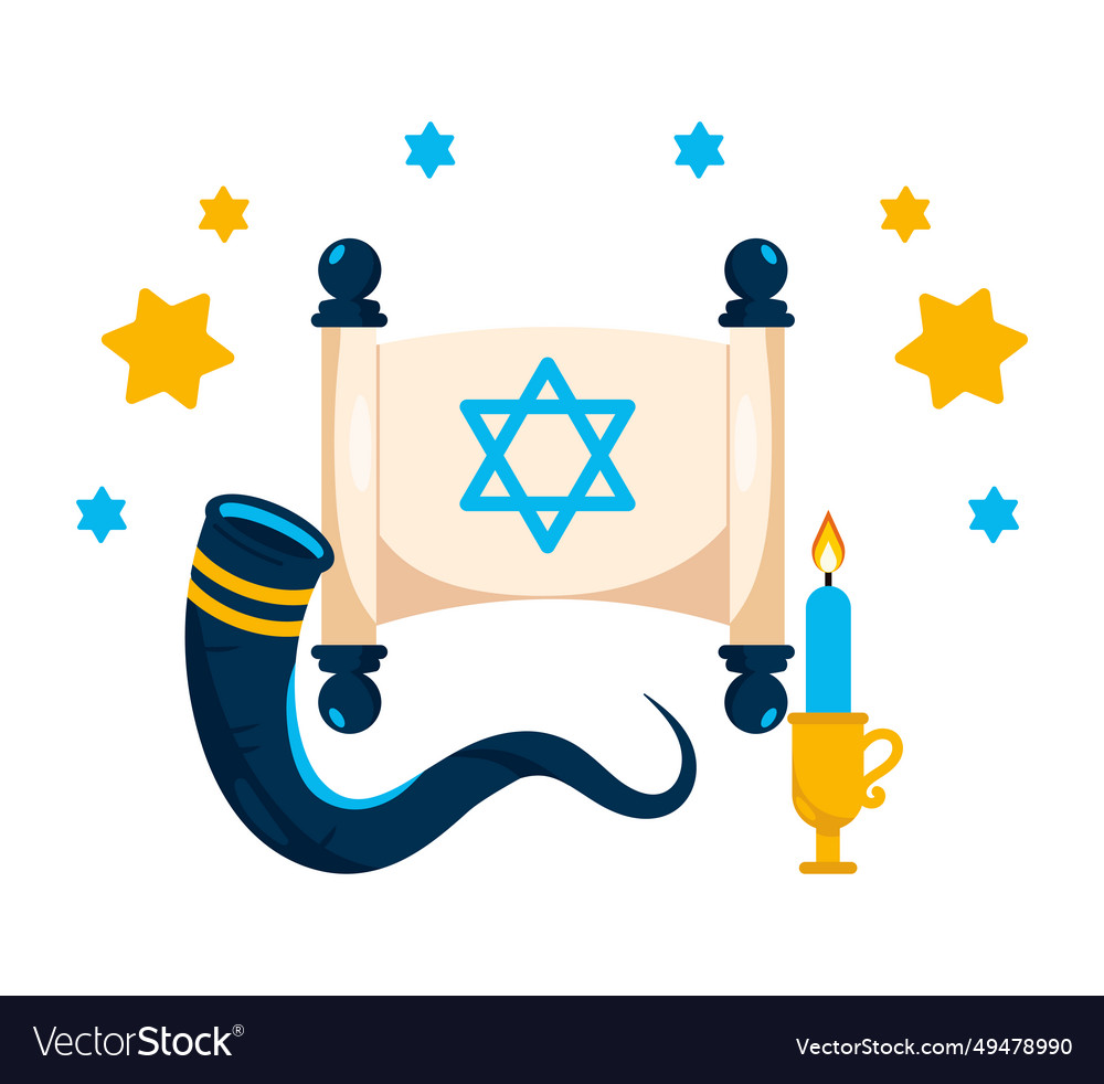 Hanukkah jewish religion Royalty Free Vector Image