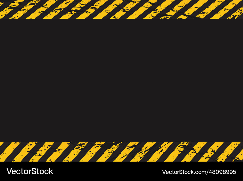 Empty background alarm with police line Royalty Free Vector