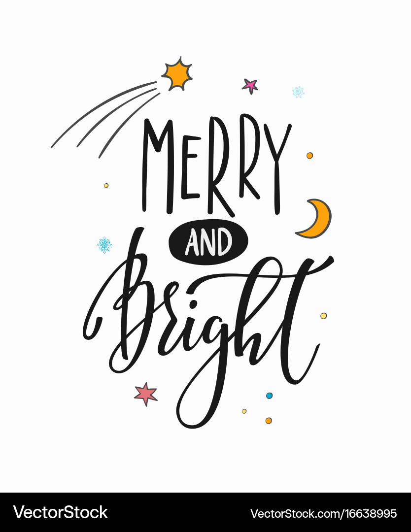 Year lettering typography Royalty Free Vector Image