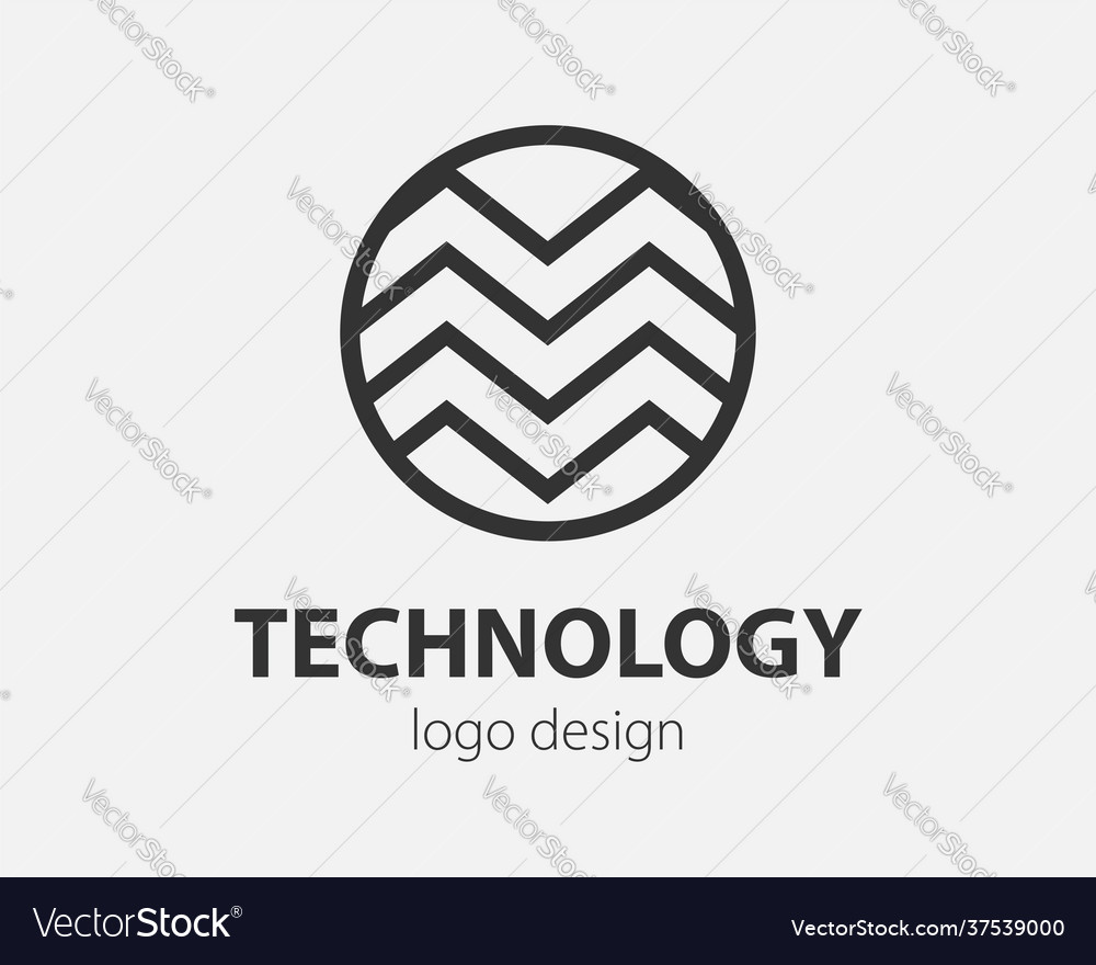 Abstract logo design logo template Royalty Free Vector Image