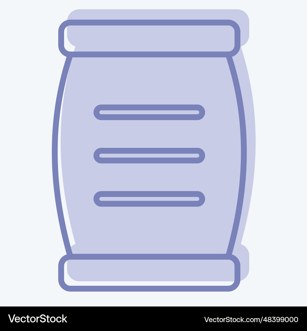 Icon cement related to building material symbol Vector Image