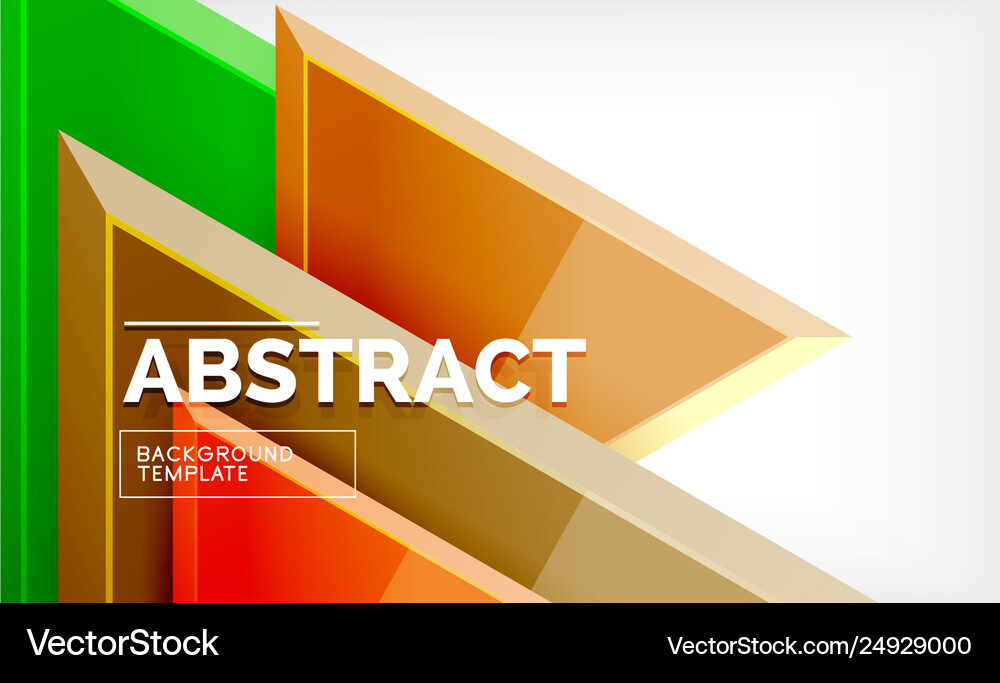 Tech futuristic geometric 3d shapes minimal Vector Image