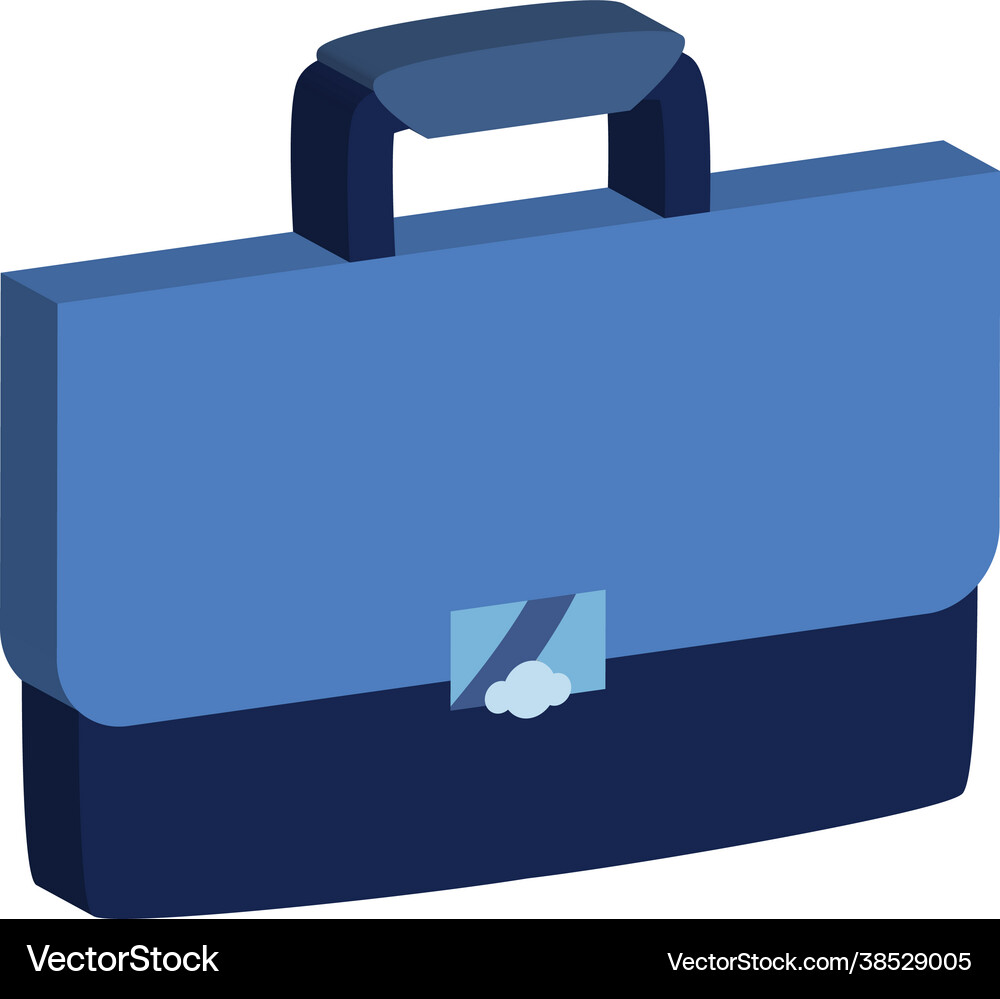 Briefcase isometric icon Royalty Free Vector Image