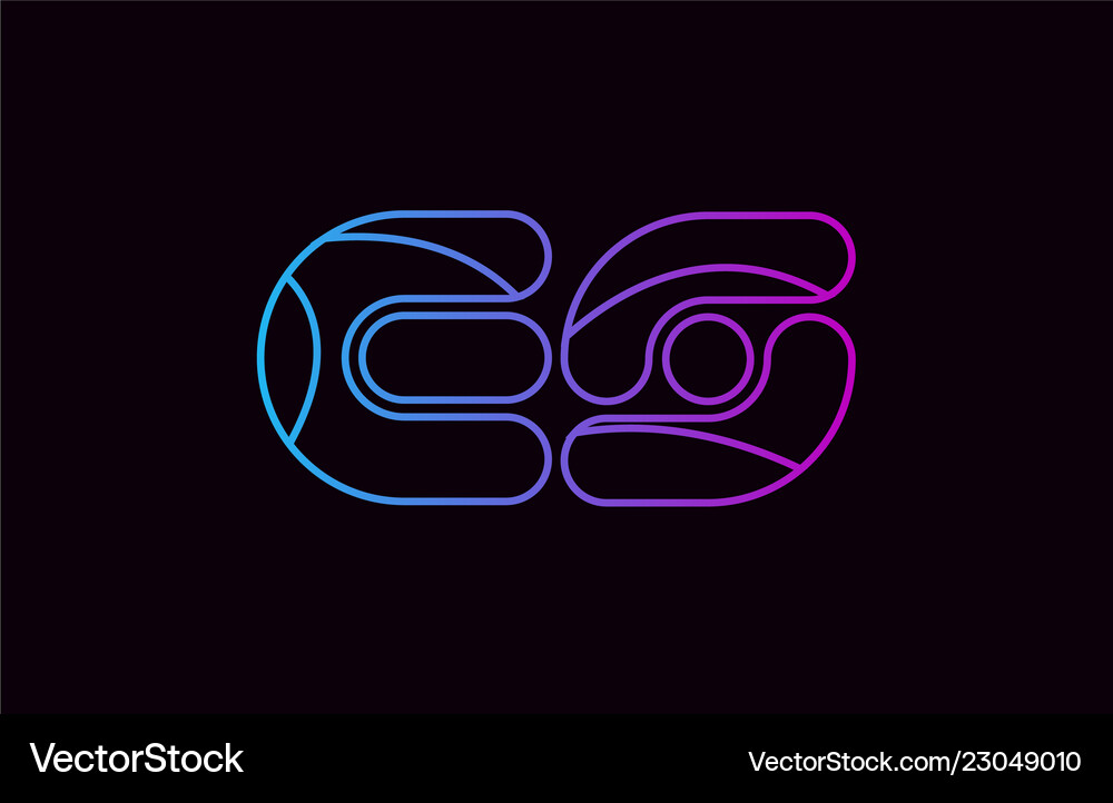 Alphabet letter combination es e s logo company Vector Image