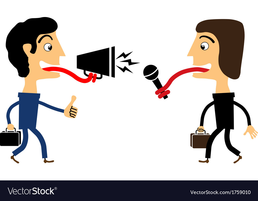 Interview Royalty Free Vector Image - VectorStock