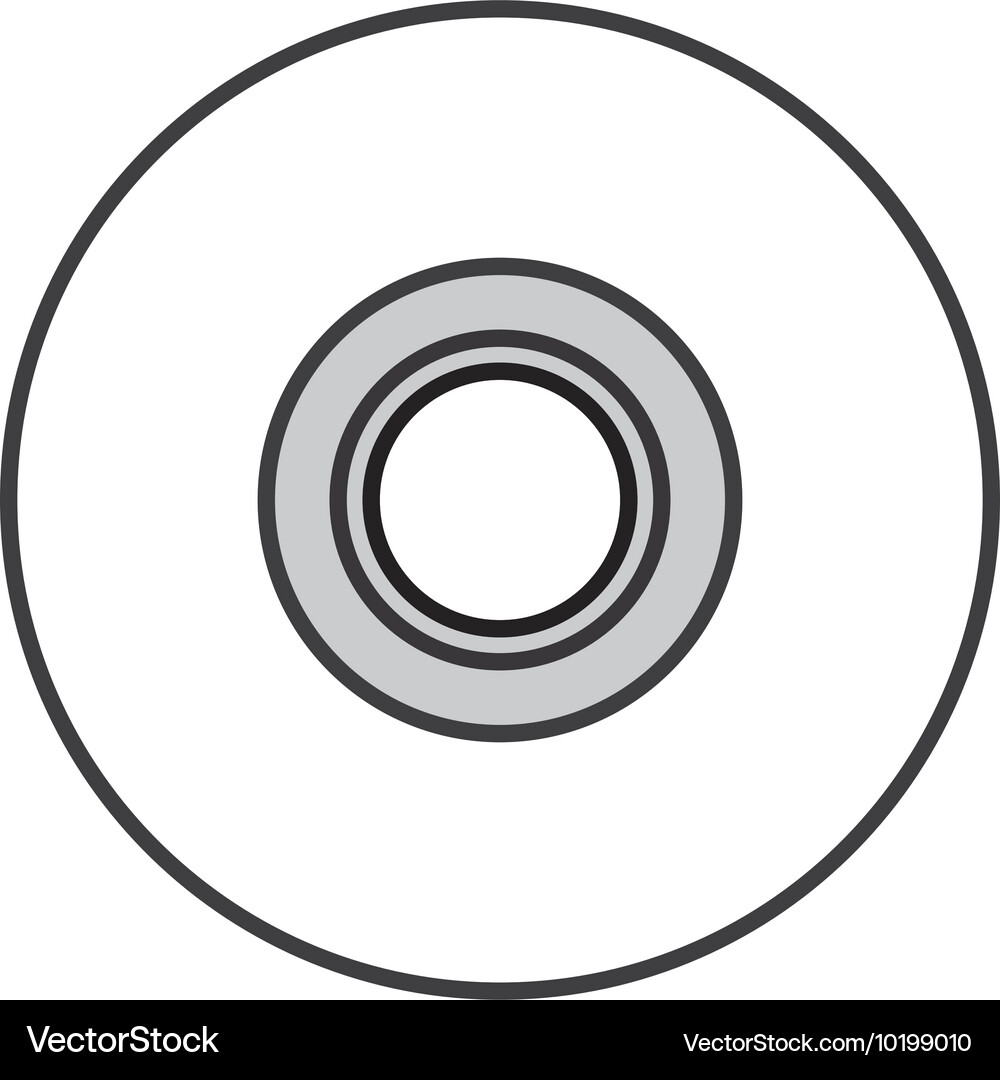 Single cd icon Royalty Free Vector Image - VectorStock