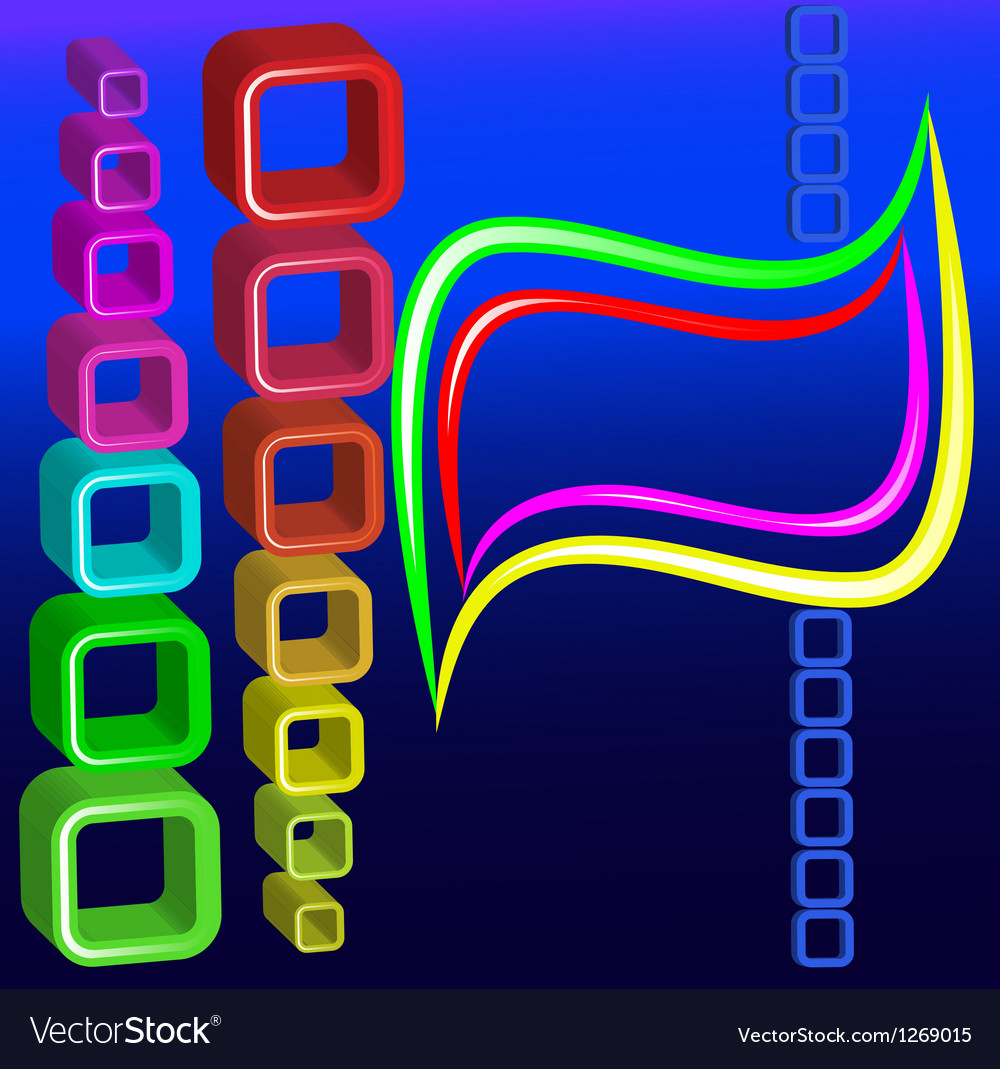 Background With Squares Rounded Corner Royalty Free Vector 