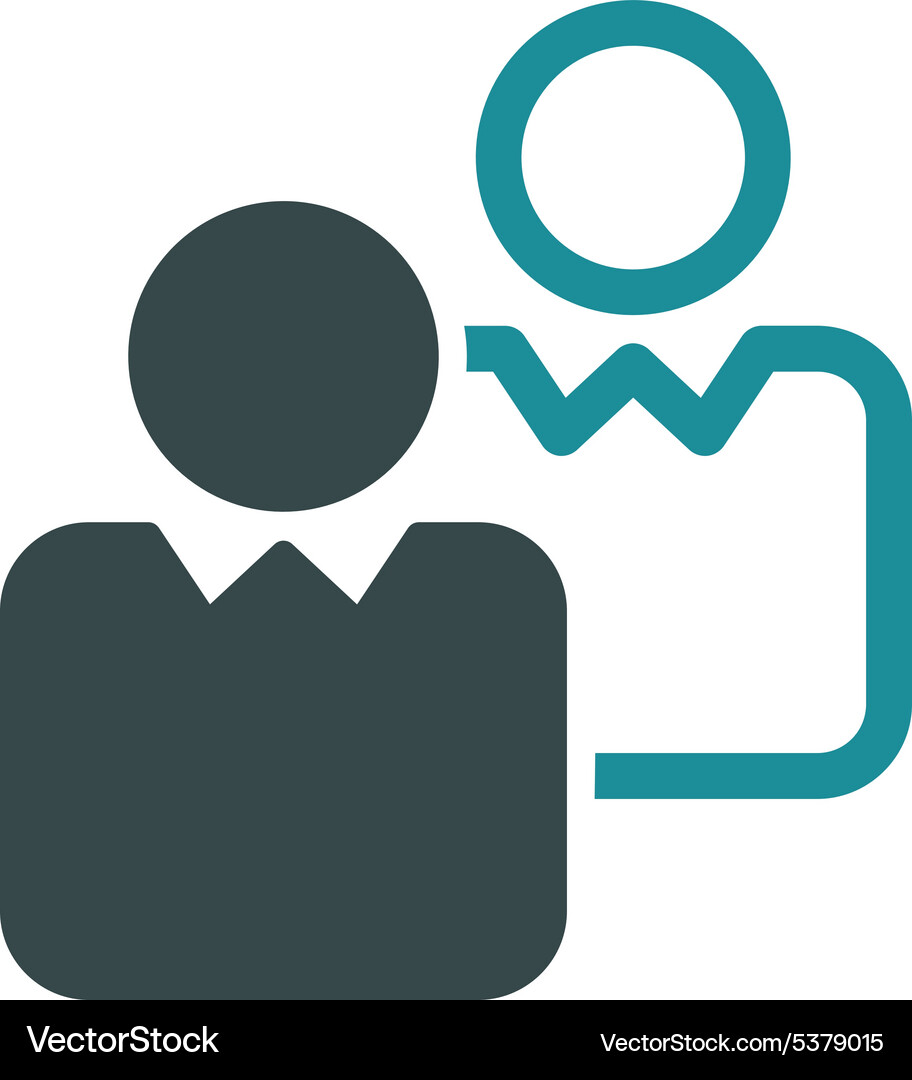 Clients icon from Business Bicolor Set Royalty Free Vector