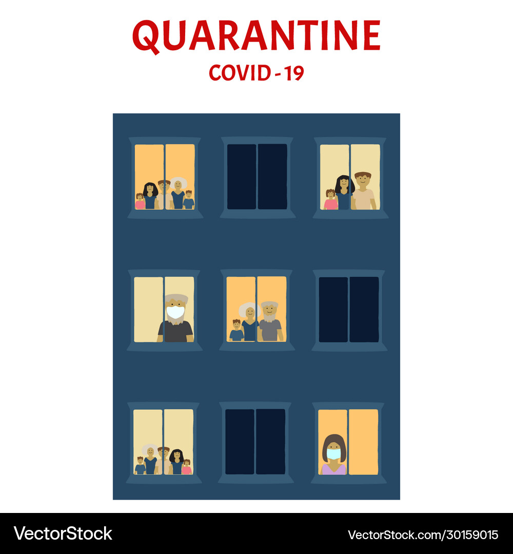 Coronavirus infection quarantine coronavirus Vector Image