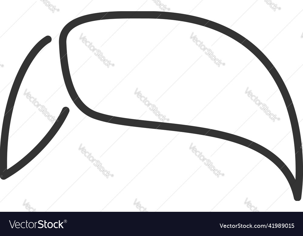 Mens Hairstyle Icon Royalty Free Vector Image Vectorstock