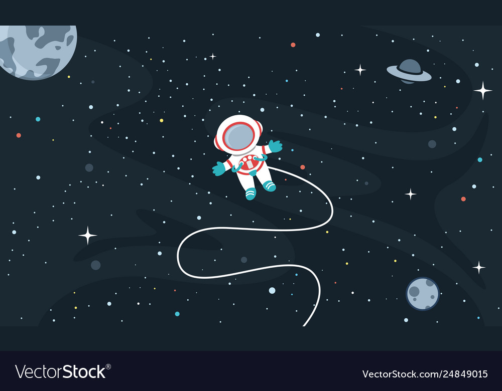 Space background Royalty Free Vector Image - VectorStock