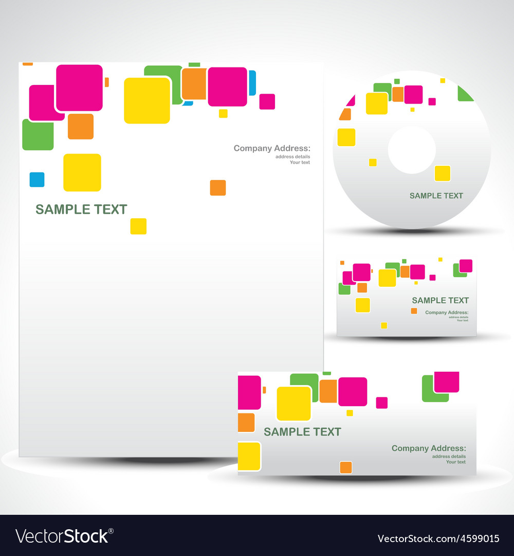 Template Royalty Free Vector Image - VectorStock