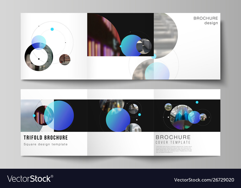 Layout square format covers design Royalty Free Vector Image