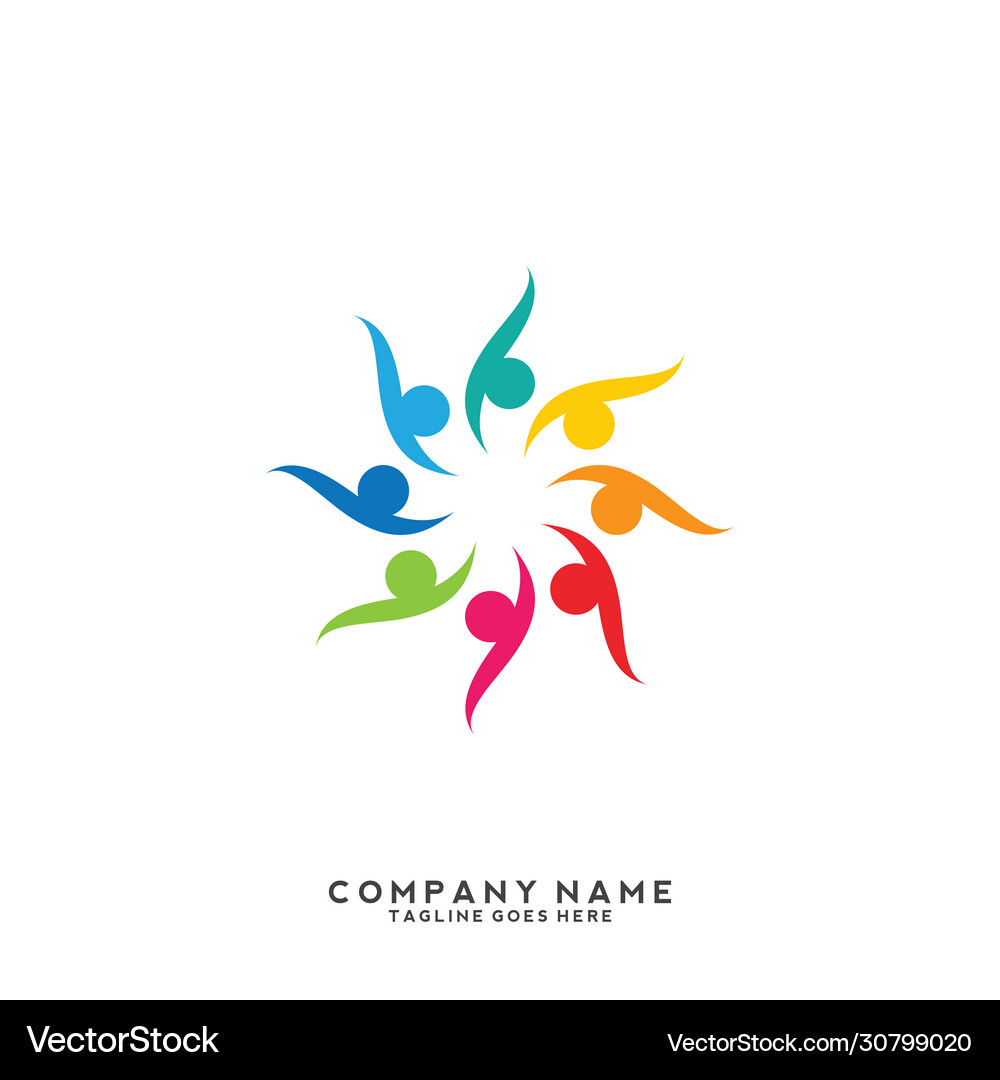 People community creative hub social connection Vector Image