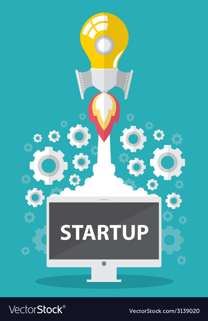 Startup Royalty Free Vector Image - VectorStock