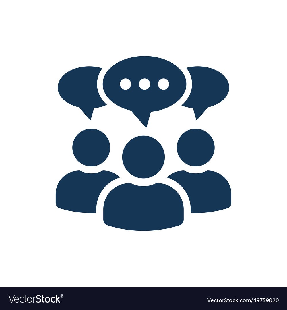 Support team icon isolated Royalty Free Vector Image