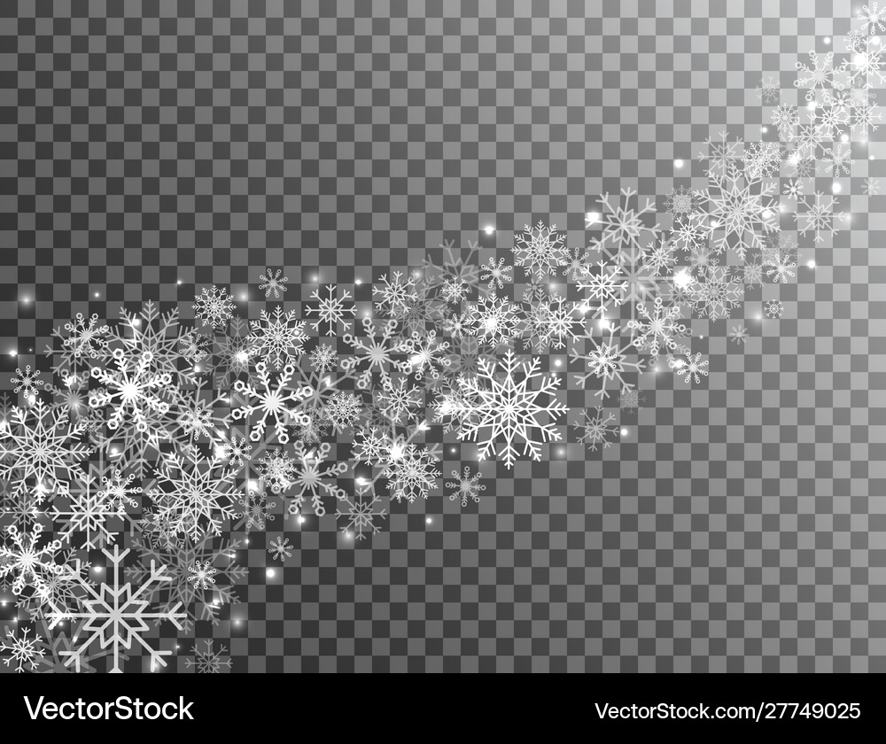 Snowflakes Falling Border Frosty Border Snowflake Photos, Images