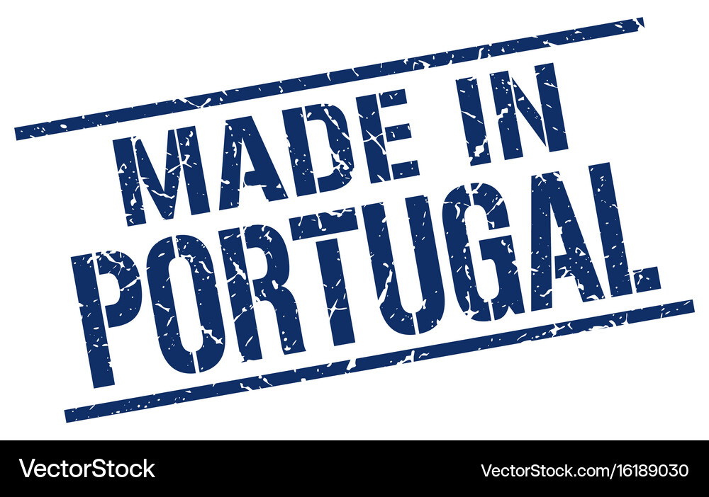 Made in portugal stamp Royalty Free Vector Image