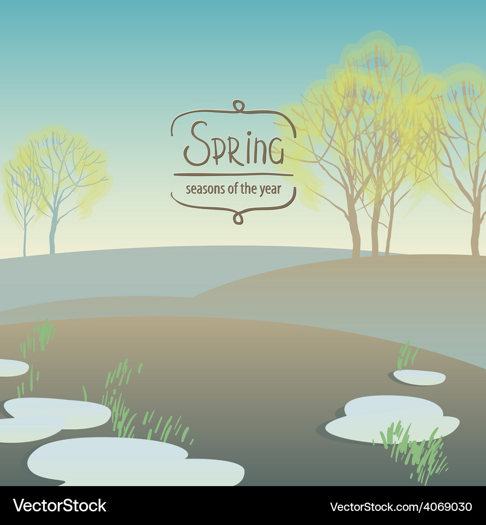 Times of year Royalty Free Vector Image - VectorStock