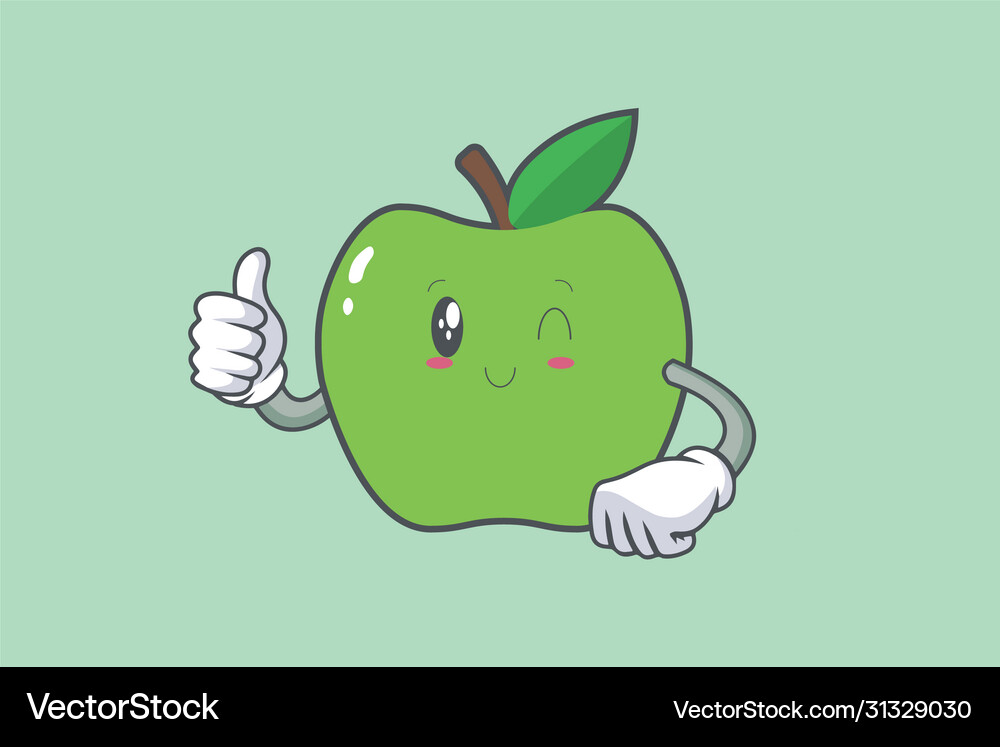 Wink smiling cheerful face emotion thumb Vector Image