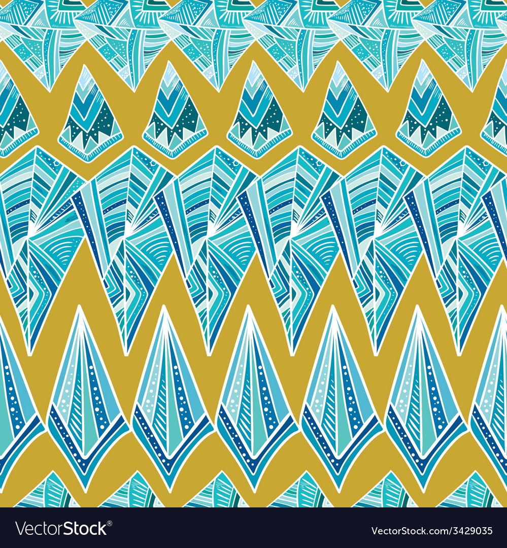 Aztec geometric pattern Royalty Free Vector Image