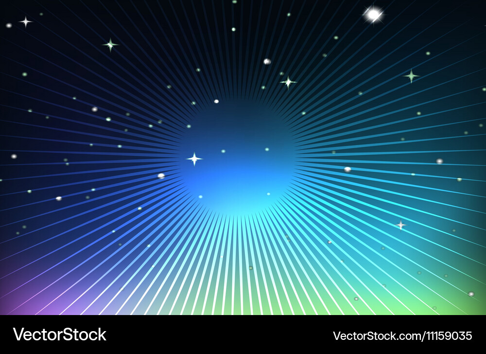 Background design with stars at night Royalty Free Vector