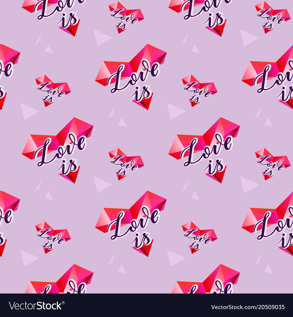 Heart shape pattern Royalty Free Vector Image - VectorStock