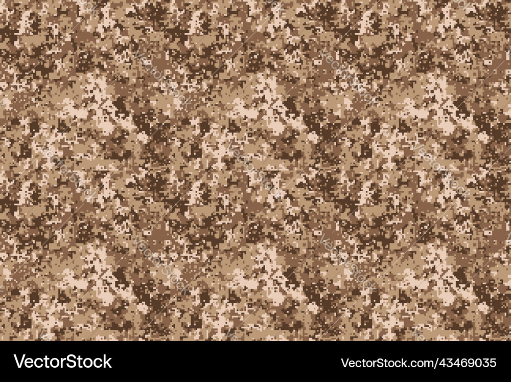 Pixel camouflage for a soldier army uniform Vector Image