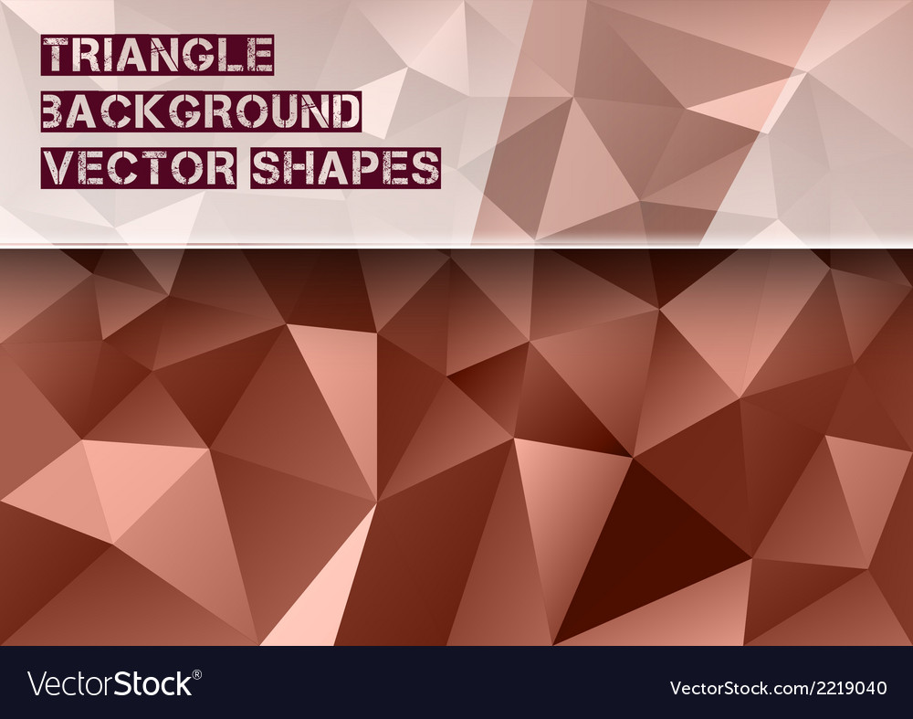 Red triangles Royalty Free Vector Image - VectorStock