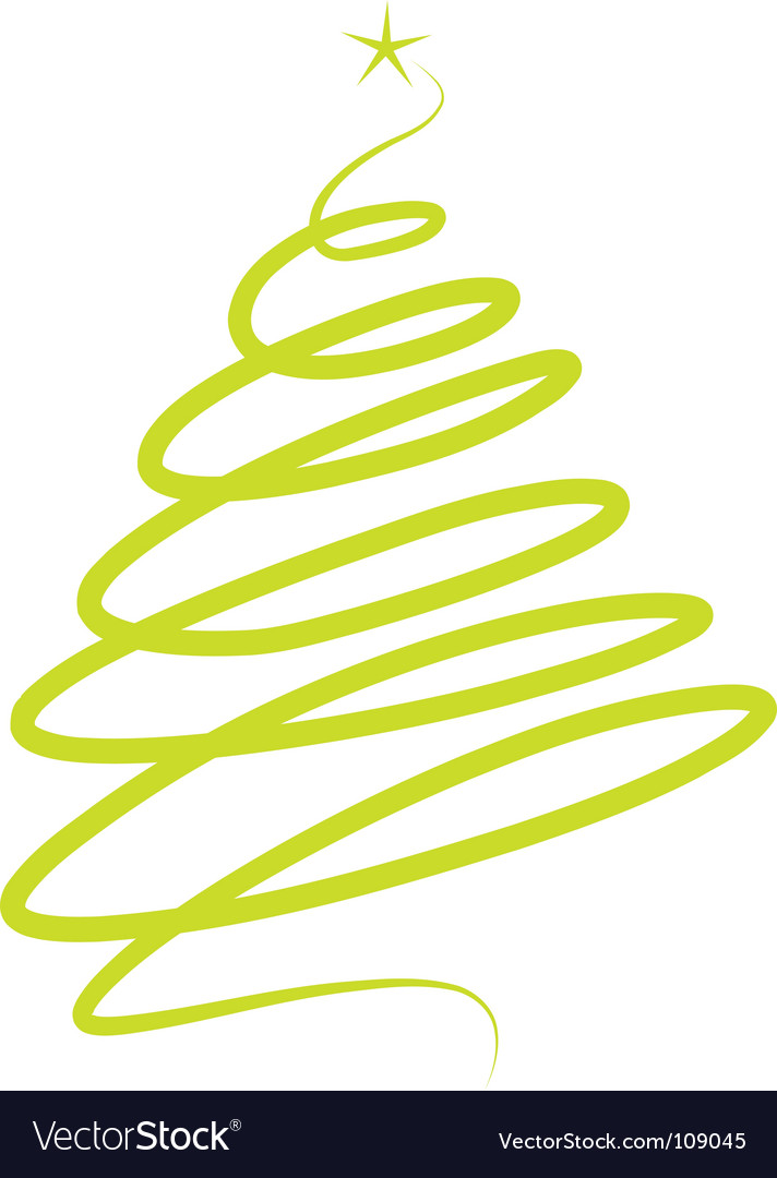 Christmas tree Royalty Free Vector Image - VectorStock