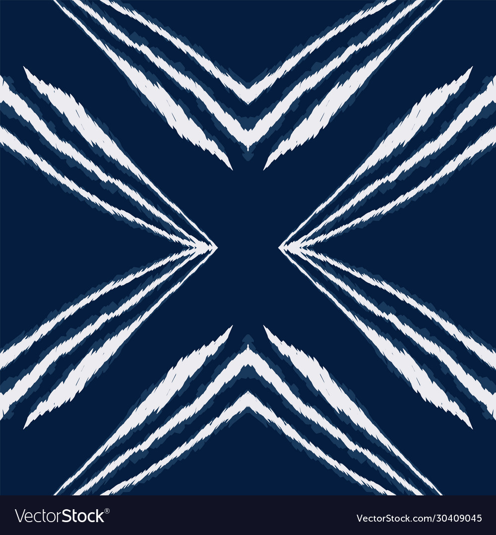 Cornflower batik textile seamless pattern Vector Image