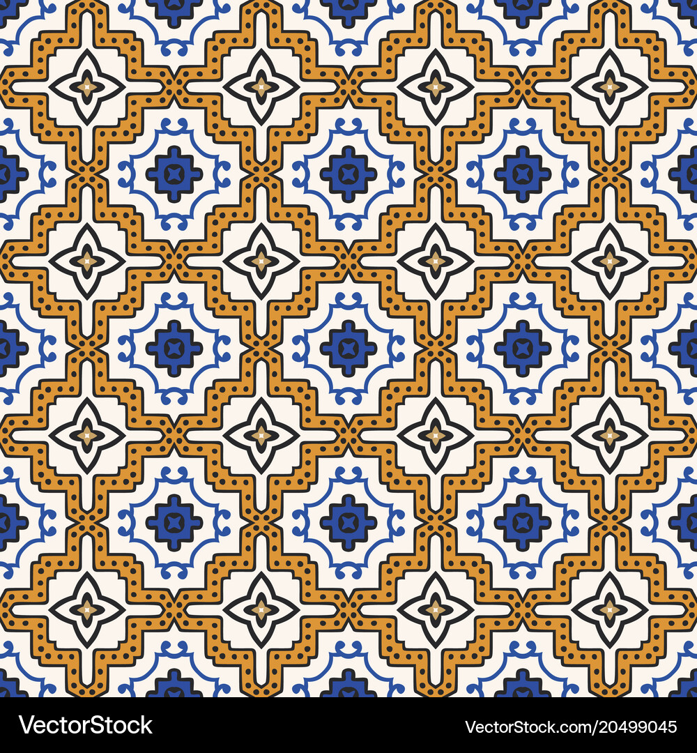 Portuguese tiles Royalty Free Vector Image - VectorStock
