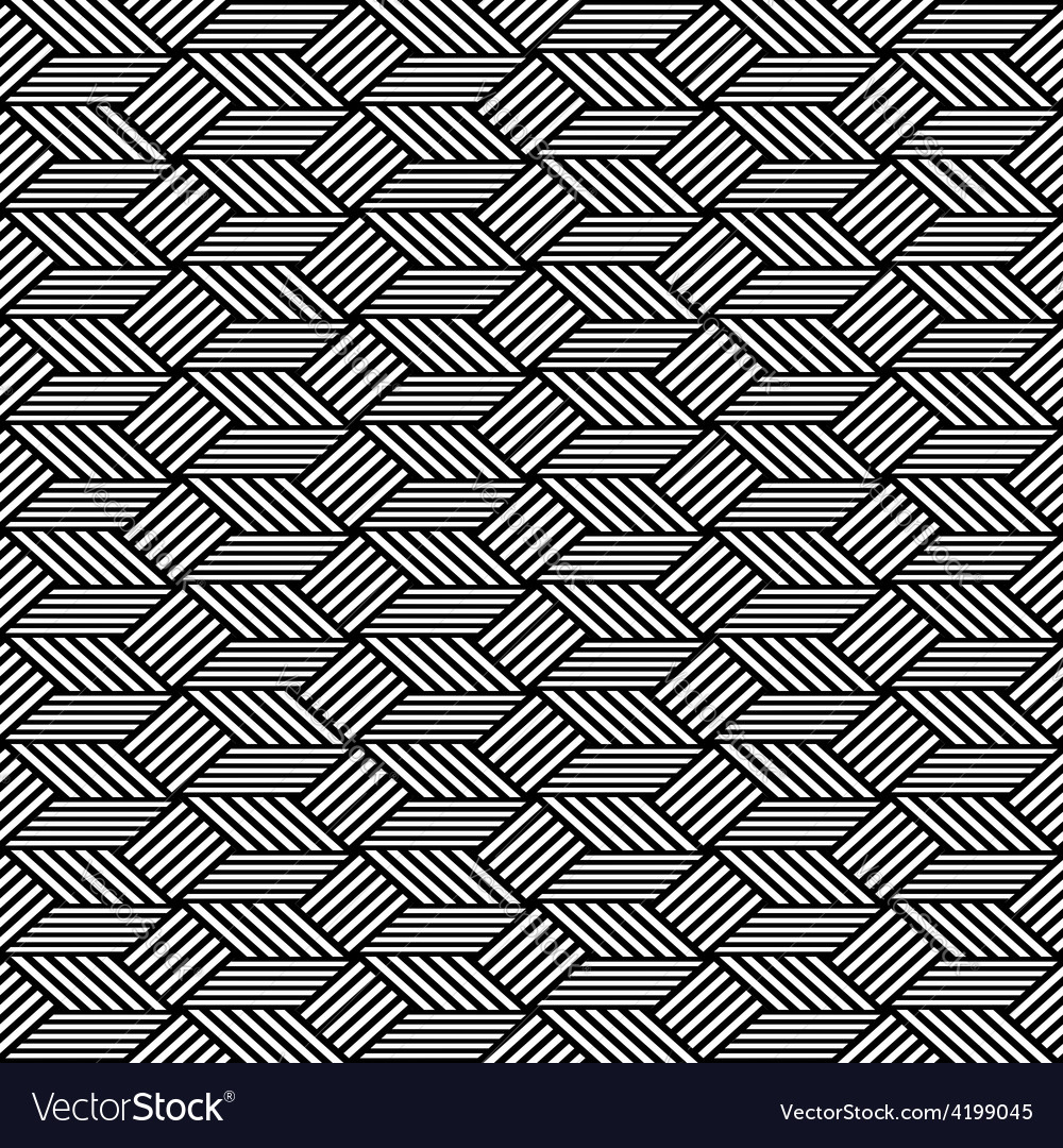 Seamless op art pattern Royalty Free Vector Image
